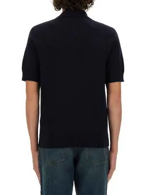 Balmain Merino Wool Polo Shirt