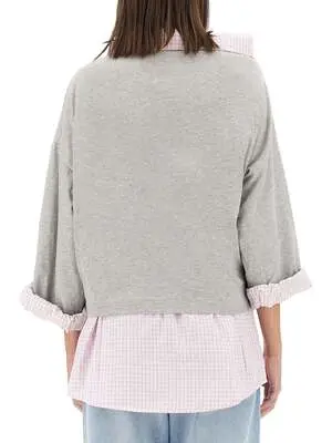 Dries Van Noten Cotton Shirt Sweatshirt
