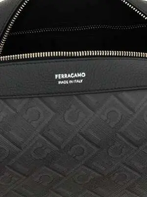 FERRAGAMO Monogram" Coated Fabric Dopp Kit