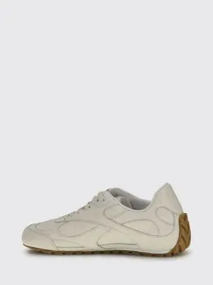 Bottega Veneta Leather Paneled Sneakers - White