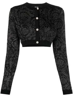 Versace Button Up Cardigans For Women