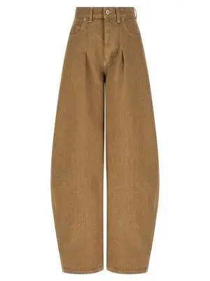 Jacquemus JACQUEMUS Le De-Nîmes Ovalo Jeans Cream