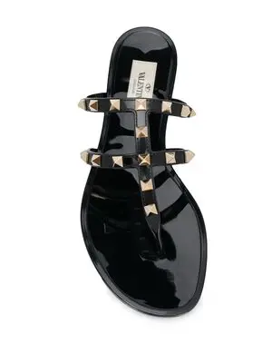 Valentino Garavani Rockstud Thong Sandals - Multicolor