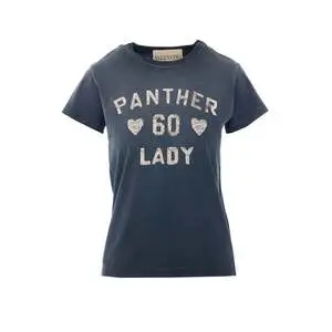 Valentino Garavani VALENTINO GARAVANI Panther Lady Printed T-Shirt Black