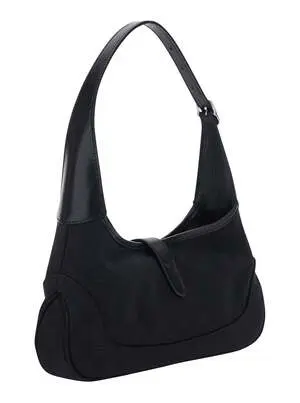 Gucci Jackie Shoulder Bag With Front Closure In Gg Fabric - Multicolor