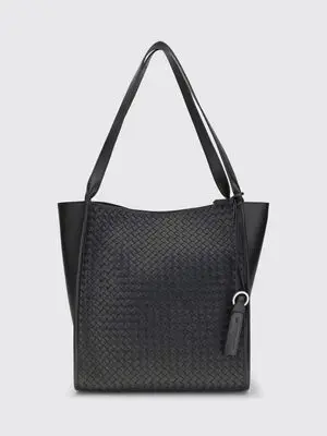 Bottega Veneta Woven Shoulder Bag - Black