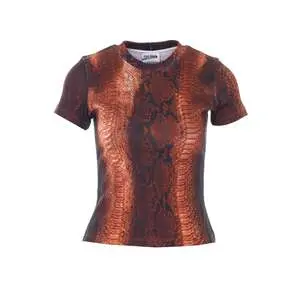 JEAN PAUL GAULTIER Python Print Short-sleeve T-shirt