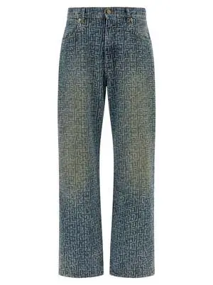 Balmain Printed Jeans For Men