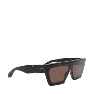 Alaïa Mask Sunglasses - Brown