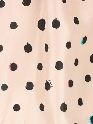 Fendi Silk Falena Dots Print Shirt