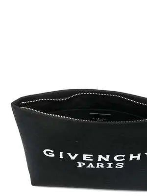 Givenchy Canvas Pouch - Black
