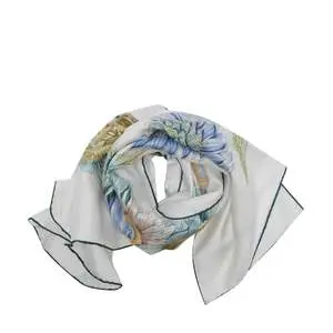 FERRAGAMO Girasoli Printed Silk Foulard