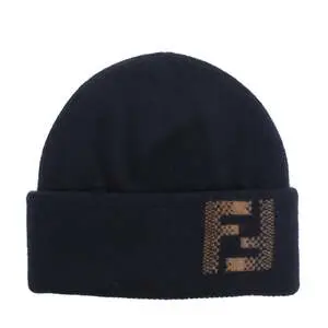 Black Wool Beanies Made in Italy