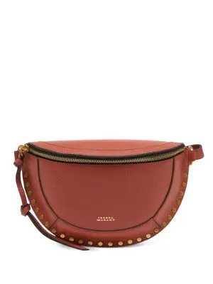 Isabel Marant Étoile Skano Studded Leather Belt Bag - Red