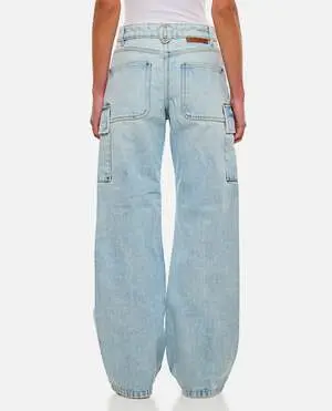 Stella McCartney Wide Leg Cargo Denim