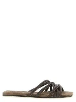 Brunello Cucinelli Slides Sandals For Women