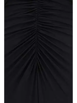 SELF-PORTRAIT Jersey Halterneck Gown - Black