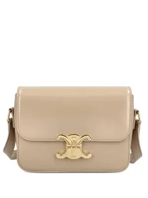 Celine Triomphe Leather Crossbody Bag - Multicolor