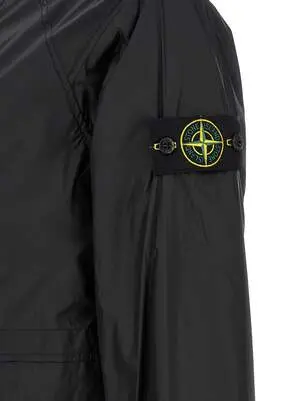 Stone Island 4100057 Cordura Ripstop Nylon Hooded Jacket - Blue