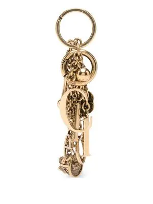 Chloé Symbols Keyring Gold Tone - Multicolor