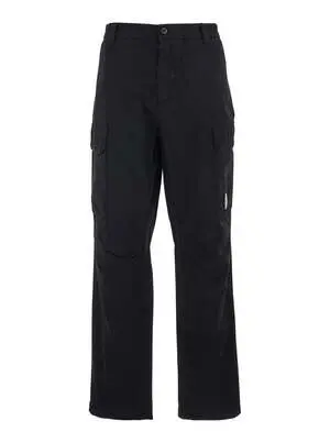 C.P. COMPANY Cargo Pants With Logo Plate - Multicolor
