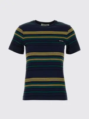 Miu Miu Striped Cotton T-shirt