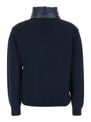 Herno Bimaterial Cotton Nylon Jacket