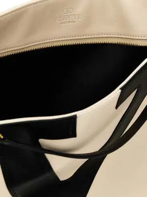 Valentino Garavani Viva Superstar" Grande Nappa Leather Shopping Bag - Multicolor