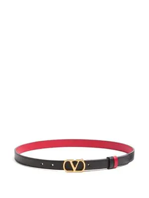 Valentino Garavani Vlogo Signature Leather Belt