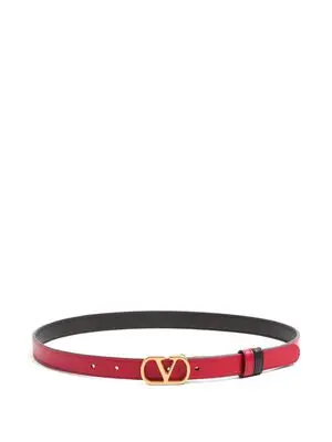 Valentino Garavani Vlogo Signature Leather Belt