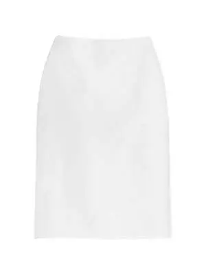 JIL SANDER Technical Faille Midi Skirt
