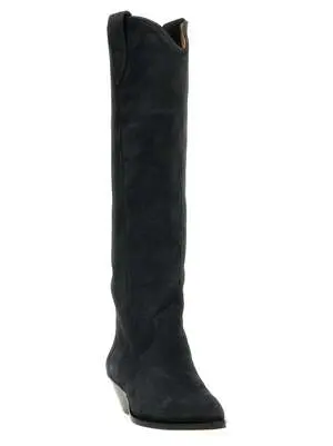 Isabel Marant Étoile Denvee Suede Boots - Black