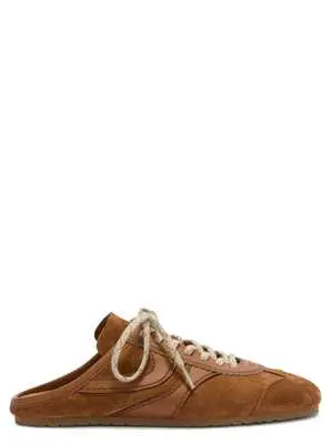 Dries Van Noten Leather Slip-on Shoes - Brown