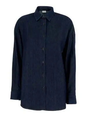 Dries Van Noten DRIES VAN NOTEN Denim Classic Collar Shirt Multicolor