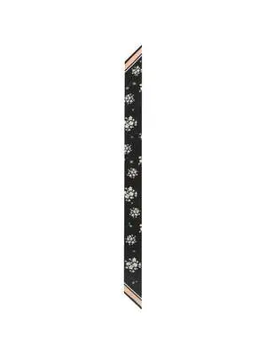 Dolce & Gabbana Geranium-print Silk Twill Scarf, 6x100 Cm - Multicolor