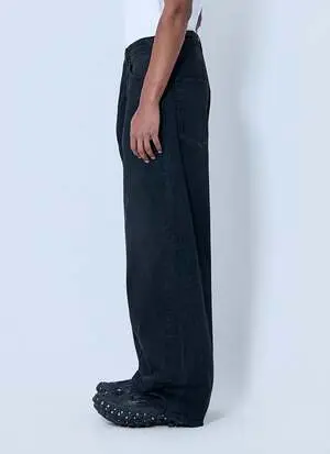 Balenciaga Wide-leg Denim Trousers