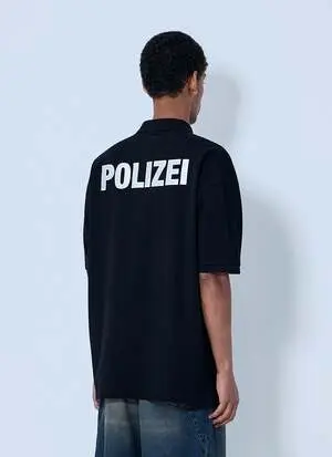 Vetements Embroidered Polo Shirt