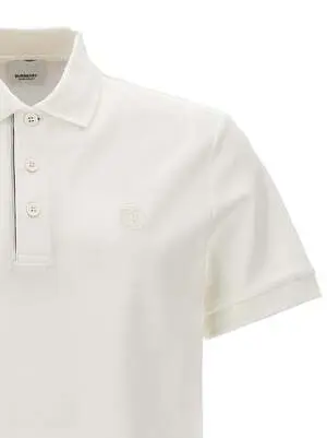 Burberry Eddie' Polo Shirt - White