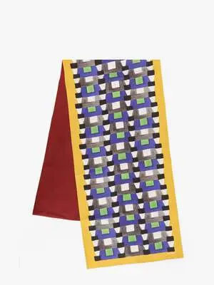 Miu Miu Multicolored Silk Scarf - Multicolor
