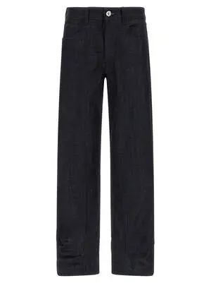 JIL SANDER High-waisted Denim Jeans - Black