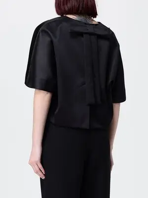Max Mara Polyester Jacket With Bow Detail