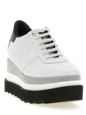 Stella McCartney Sneakelyse Sneakers With Wedge Platform - Gray