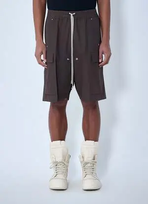 Rick Owens Cargobela Shorts - Gray