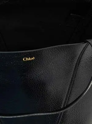Chloé Spin Shoulder Bag - Black