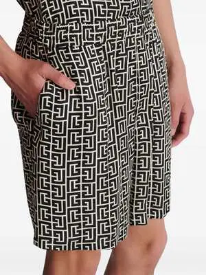 Balmain Monogram Shorts