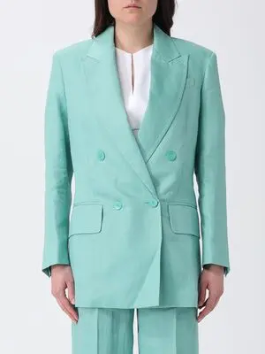 Max Mara Double Breasted Blazer - Blue