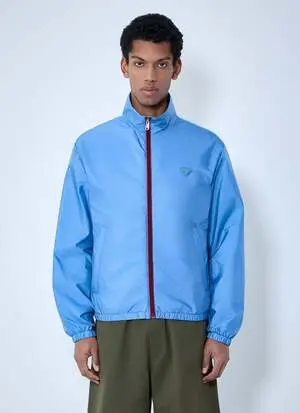 Prada High-neck Zip Jacket - Blue