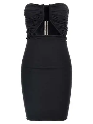 Rick Owens Prong" Mini Dress - Black