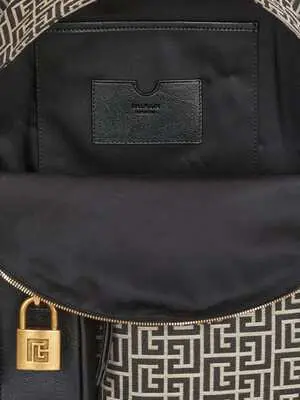 Balmain Pulse Backpack With Jacquard Monogram - Multicolor