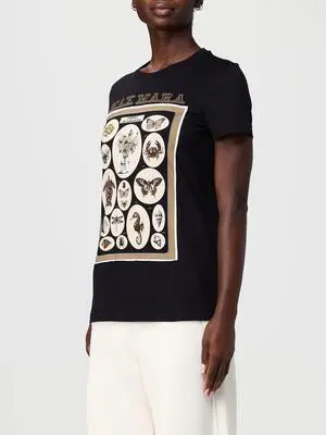 Max Mara Short Sleeve Graphic T-shirt - Black